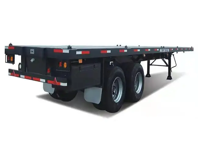 Container Terminal Trailer Combo Container Hauling Trailer 20 Feet ...