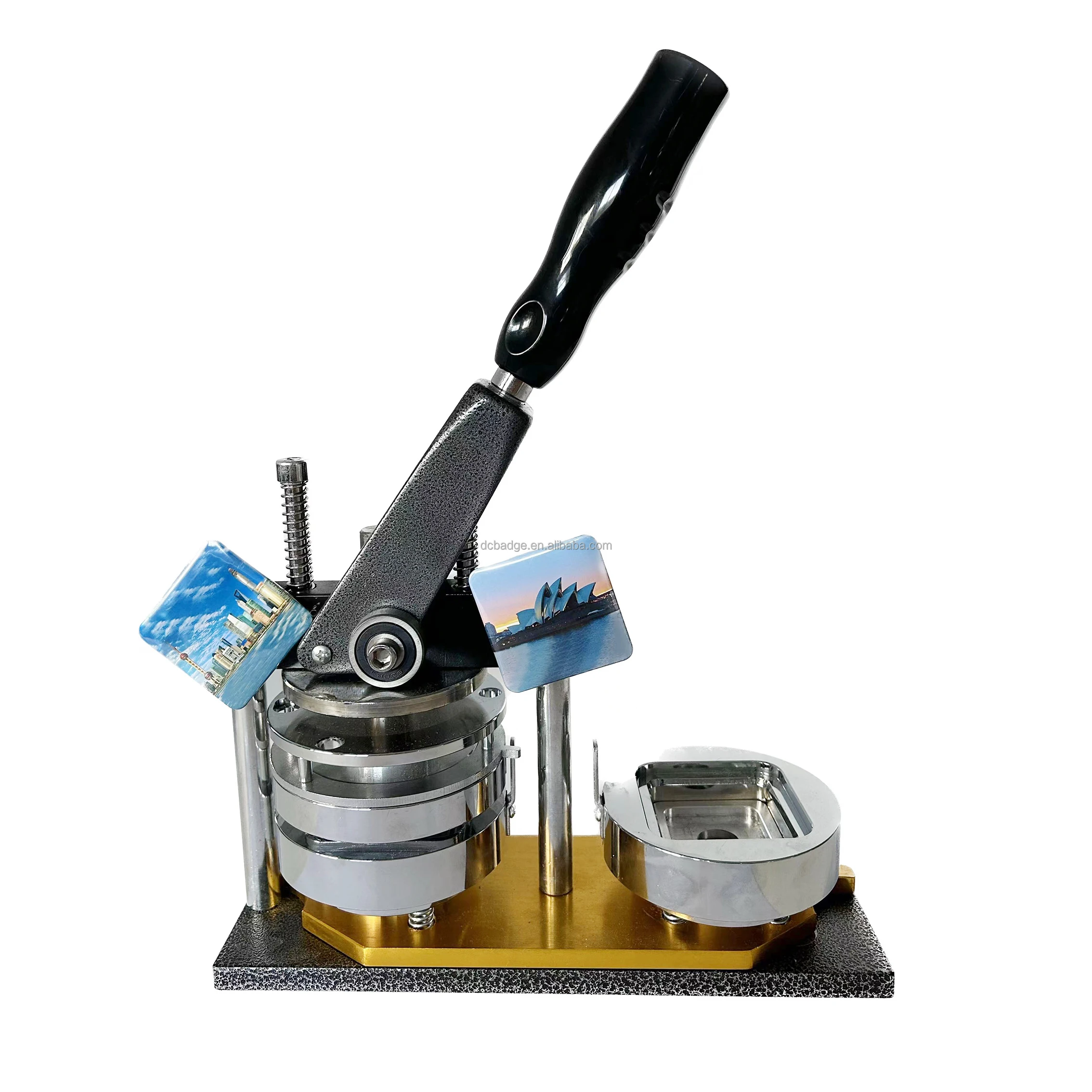 Square 2*2 Inch Custom Fridge Magnet Maker Machine + Badge Tool - OEM