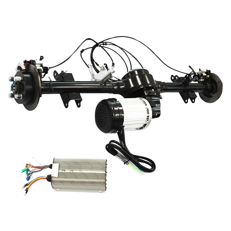 High Power Electric Motor Differential Rear Axle for Trikes