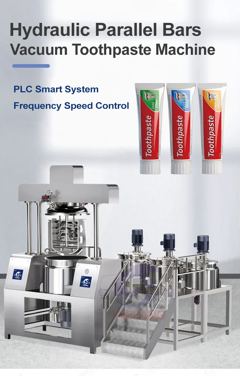 Cosmetics Emulsifier Vacuum Homogenizer Mixer Beauty Cream Toothpaste ...