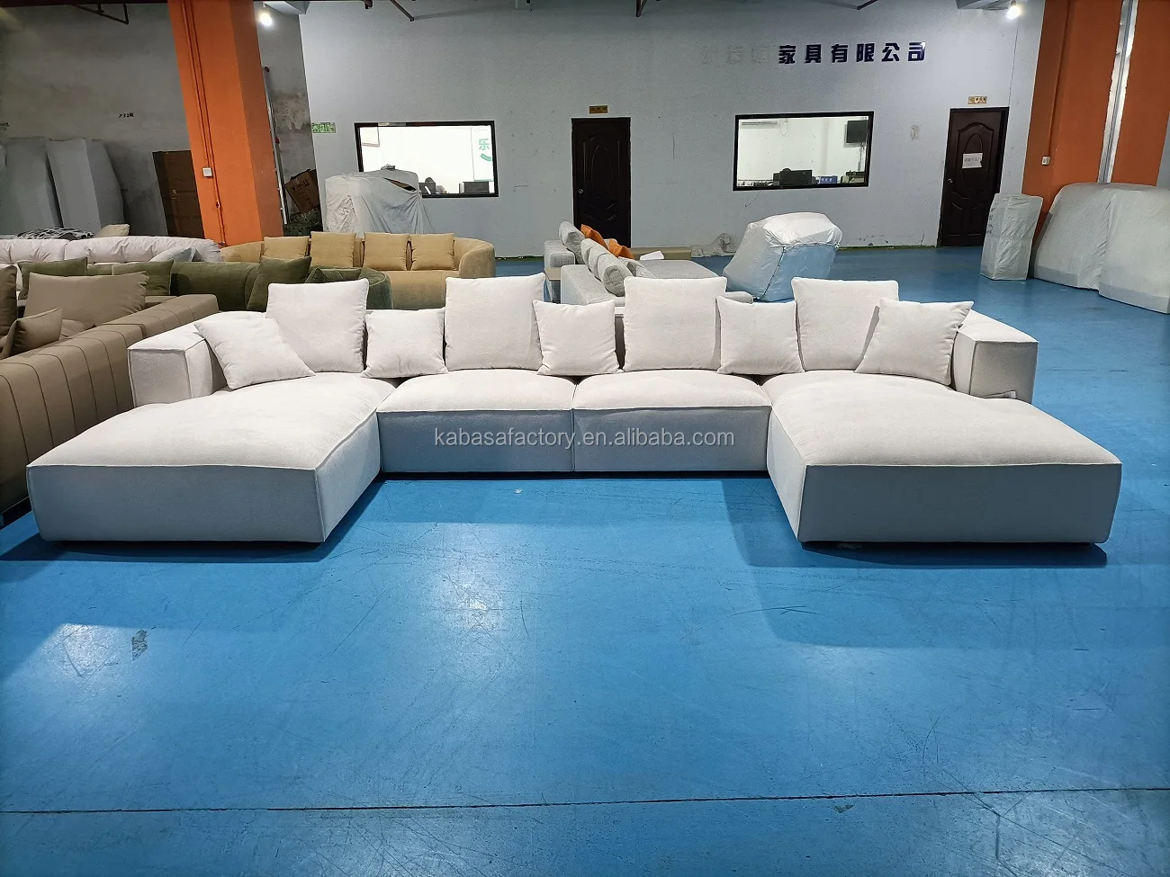 Lounge Sectional Furniture Couch Living Room L Shape Sofa Set Design ...