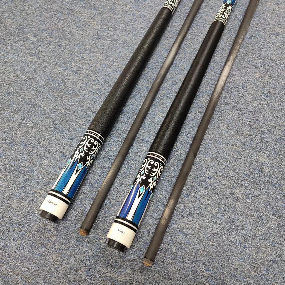 New Design High-tech Fiber Shaft Handmade 13mm Tip Leather Grip or Wire ...