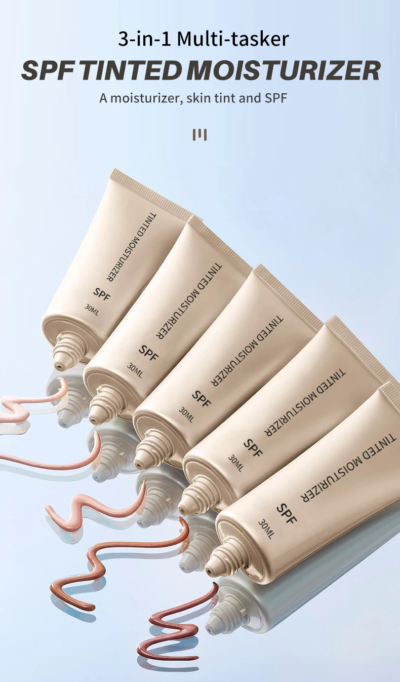 3 In1 Tint Moisturizing Cream For Face Makeup Primer With Logo Facial ...