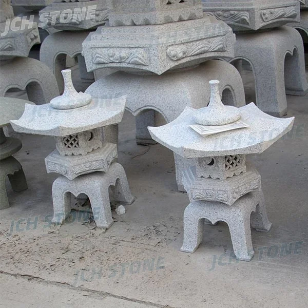 Natural Granite Black Basalt Stone Lantern Volcanic Rock Japanese ...