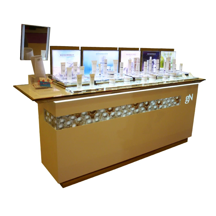 Wholesale Skin Care Display Shelf Showcase Product Cosmetic Shop ...
