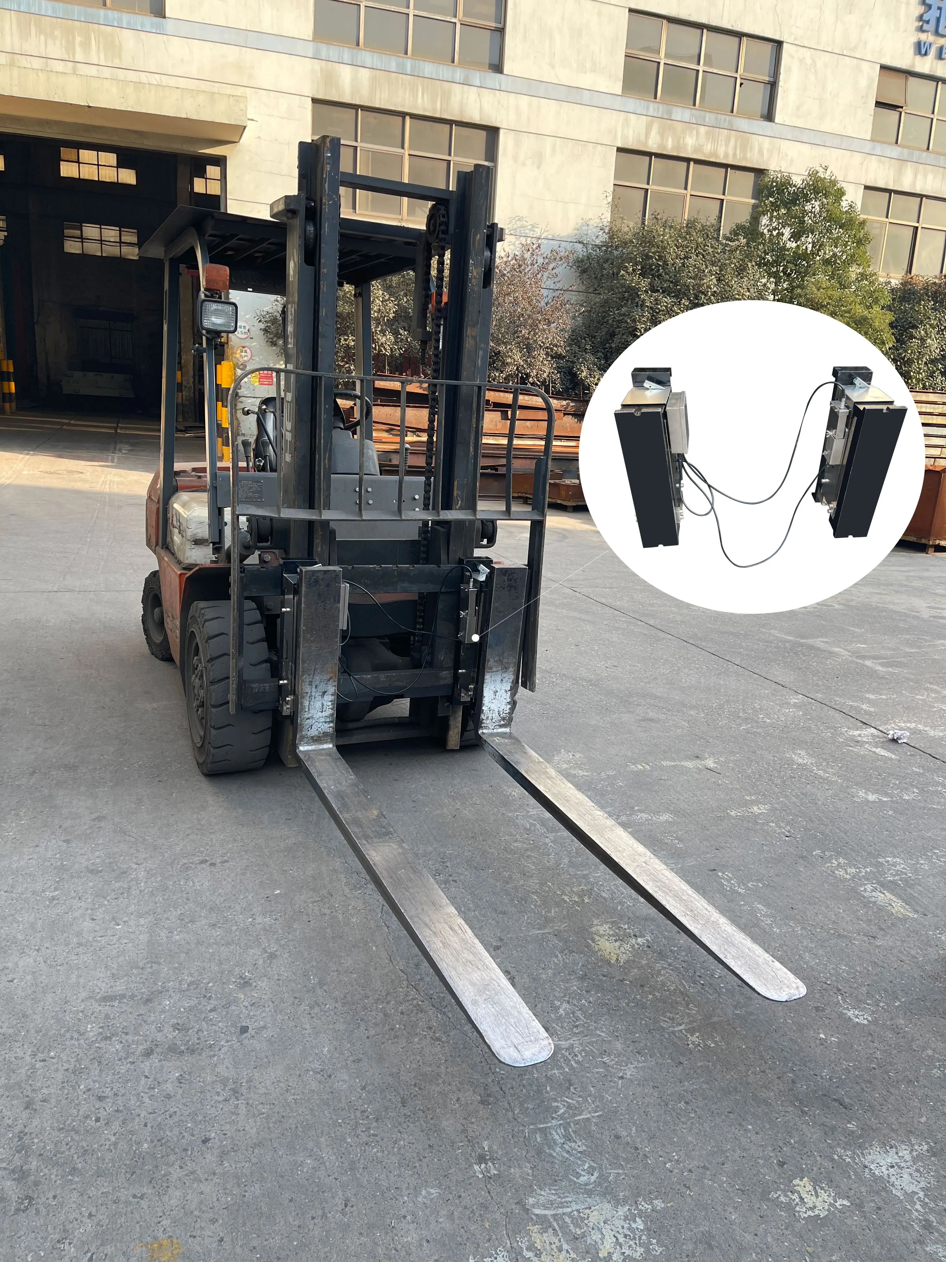 Forklift Scales Hydraulic Weighing System With Built In Scale Weight ...