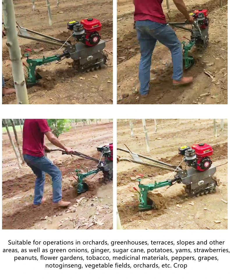 Rotary Tiller Crawler Cultivator Maize Planter And Fertilizer Tractor ...