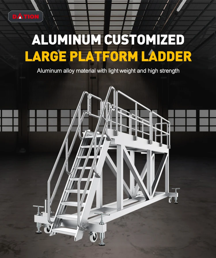 Customized Modular Aluminum Assembly Handrail Work Platform Big ...