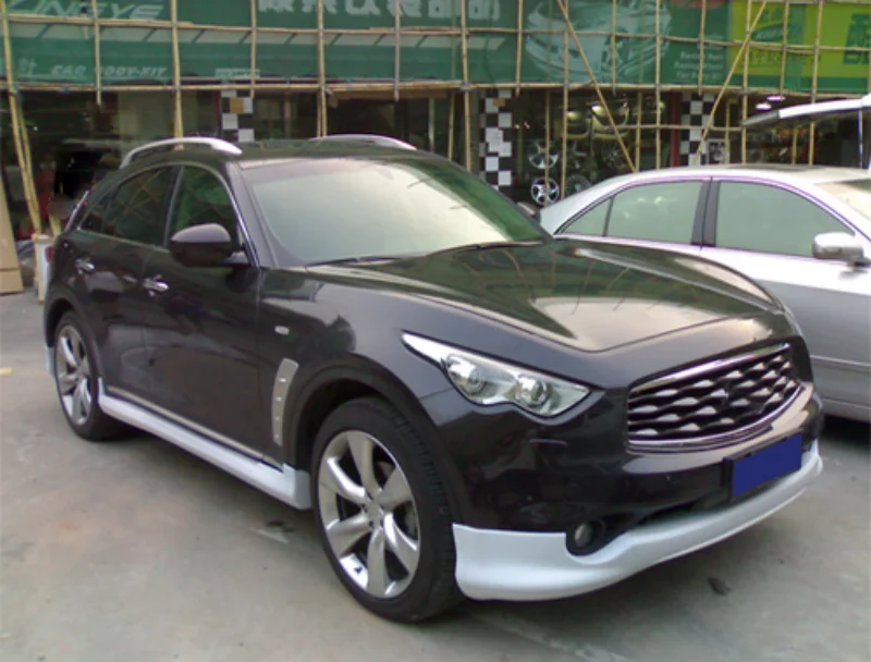 Auto Body Systems Wide Body Kit Pp Car Front Diffuser Lip Bumper Part ...