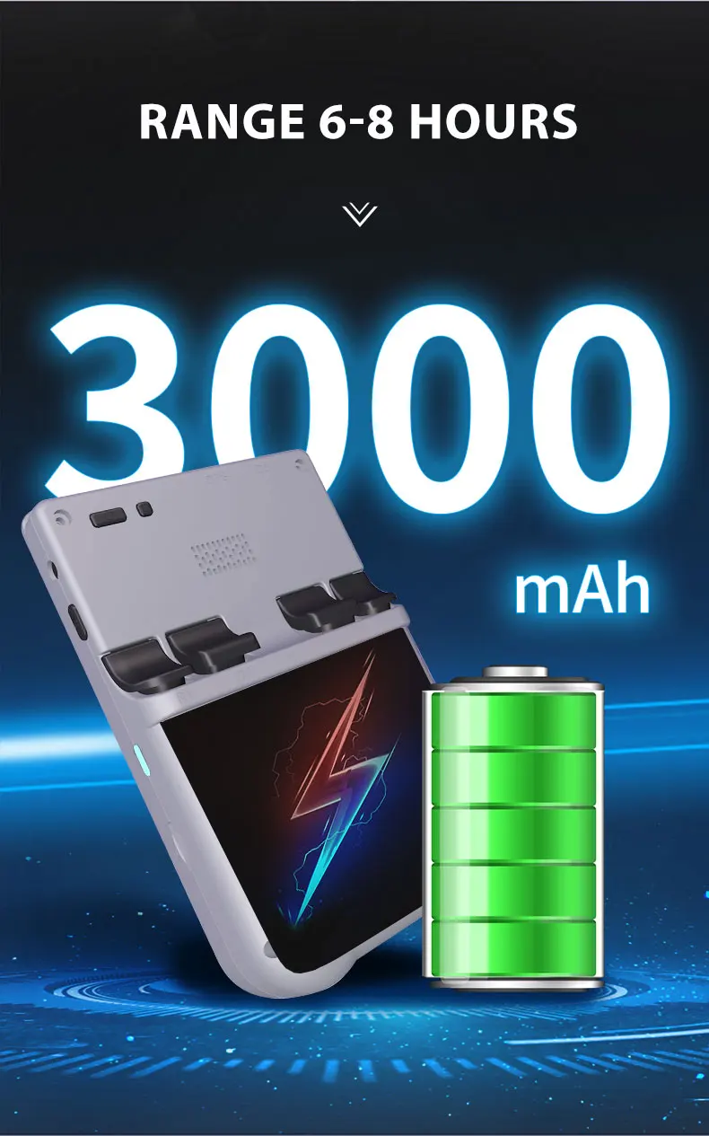 D XU10 Handheld Game Player LINUX 3.5inch IPS Screen Classic Retro ...