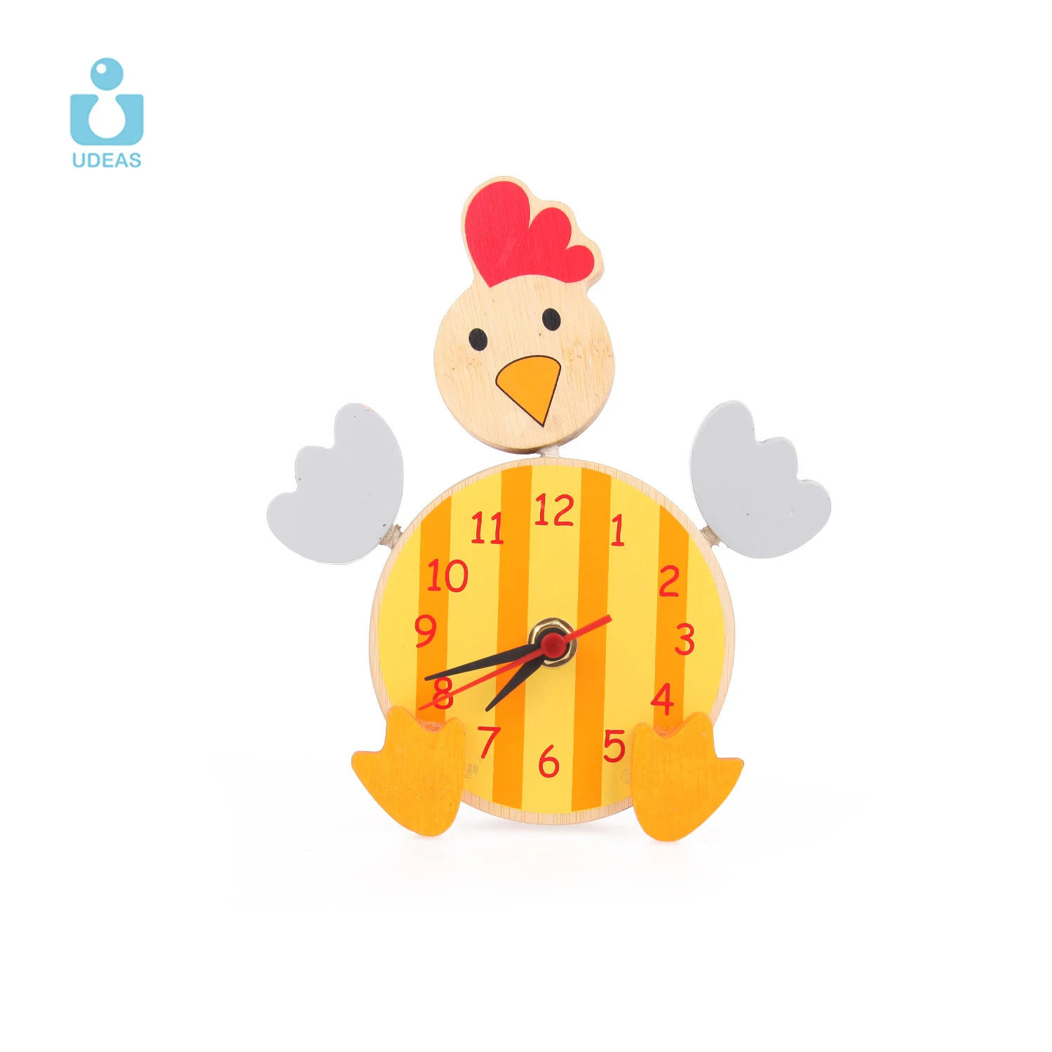 Udeas Children Night Wooden Cartoon Animal Alarm Clock Kids Cute Sheep ...