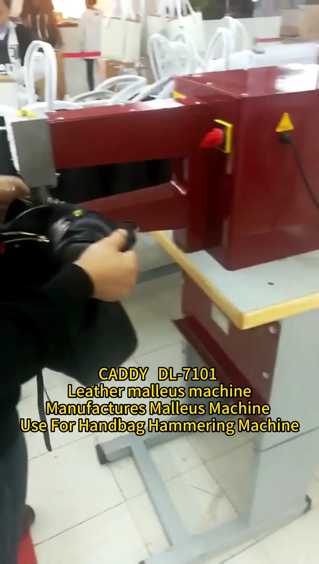 Caddy Leather Bag Making Hammer Flattening Machine Leather Planishing ...