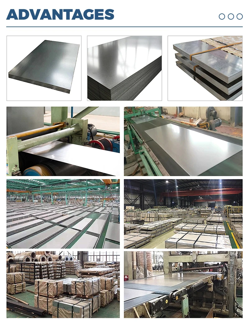 Dx51d Z180 Galvanized Steel Sheet Zinc Steel Metal Coil Hot Dipped ...