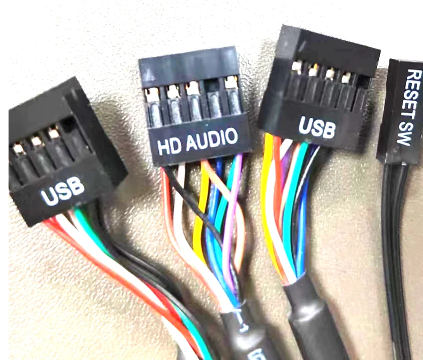 Pc Front Panel Dual Usb3 0 & Usb2 0 & Type C,Hd Audio Computer Case ...