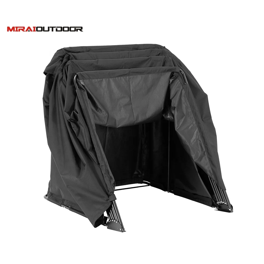 Bike Storage Retractable Motorbike Scooter Shelter Hail Protection ...