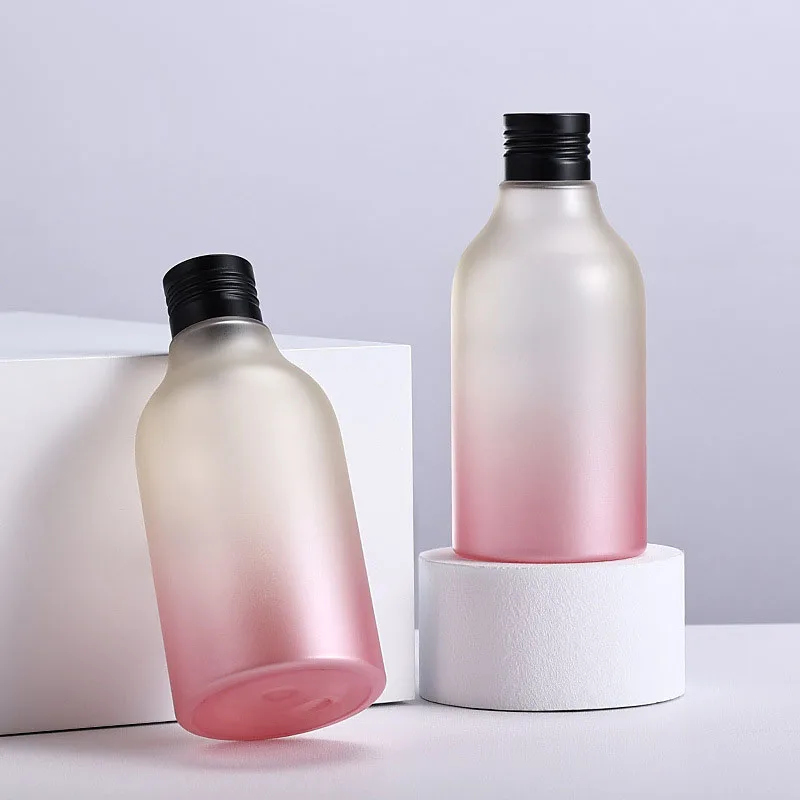 200ml Cosmetic Packaging Container Gradient Pink Pet Plastic Toner ...