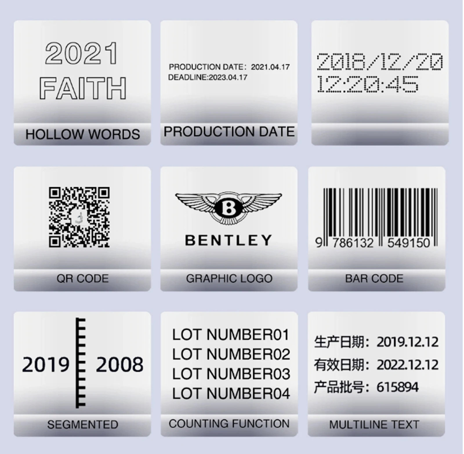 Date Coder Batch Batch Number Carton Outer Packaging Box Inkjet Gun ...