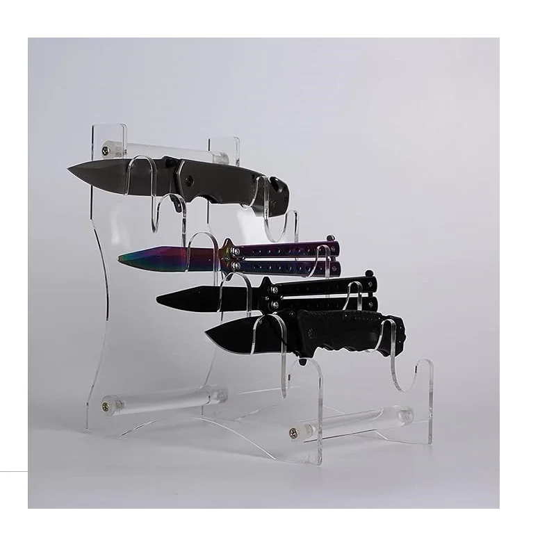 Custom Knife Display Stands - Durable Acrylic Solutions