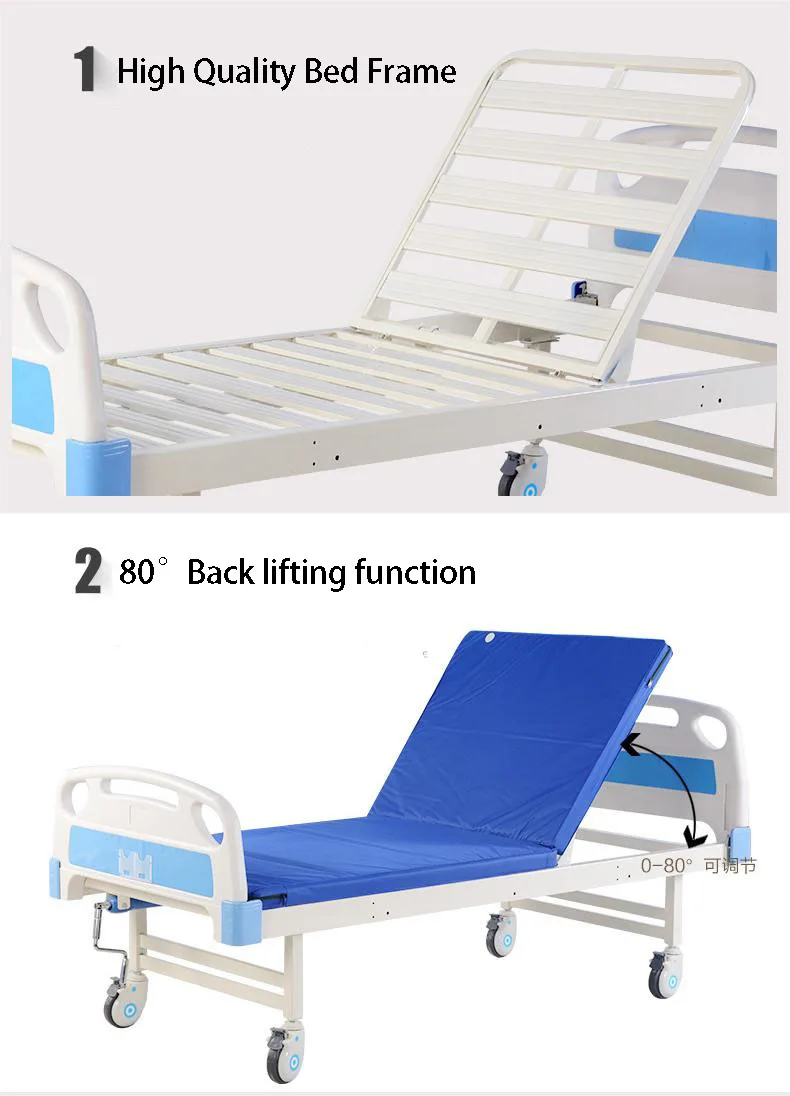 Manual Single Function Nursing Bed for Paralyzed Patients