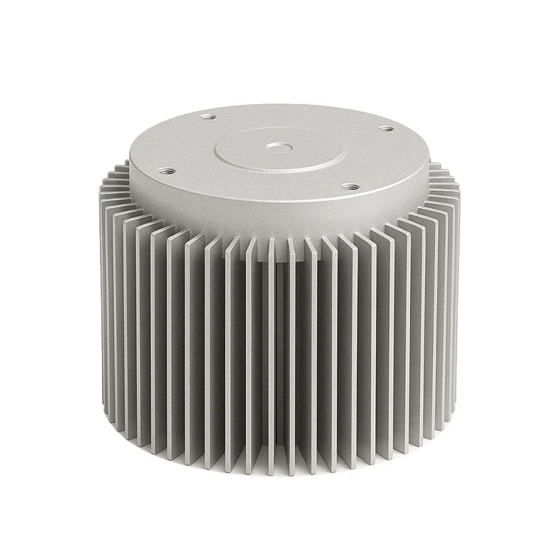 Aluminum Fin Sunflower Heatsink For Mining Light Cooling Cold Forged Spotlight Anodized Cooler