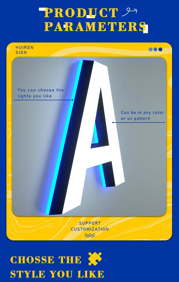 Custom Commercial Office Signs 3d Signage Letters Illuminated Letters ...