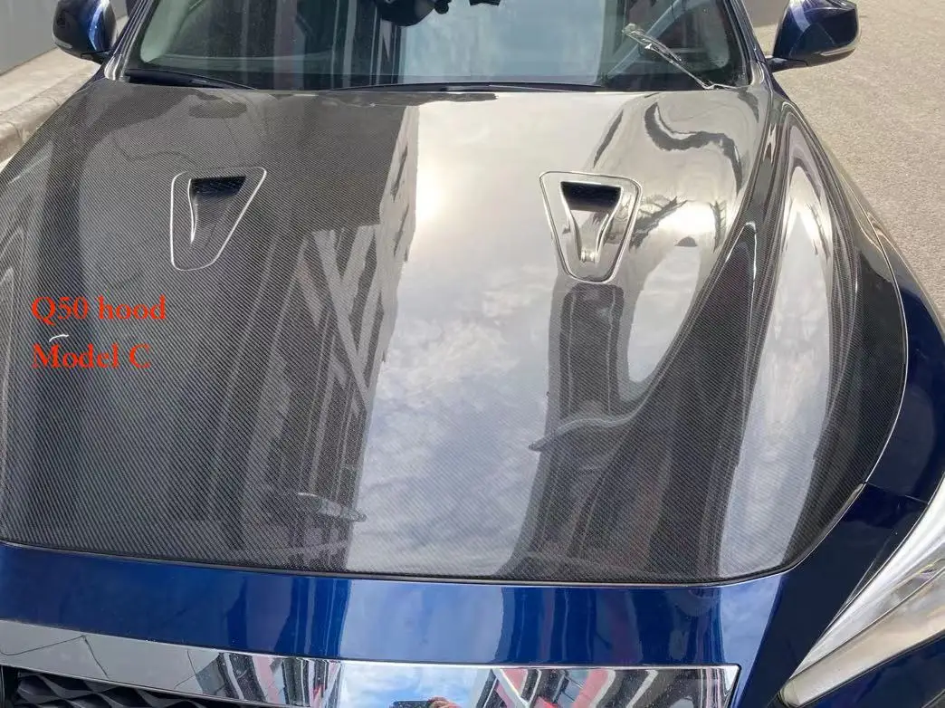 MRD S Style Carbon Fiber Hood for Infiniti Q50/Q60 2014+ ODM