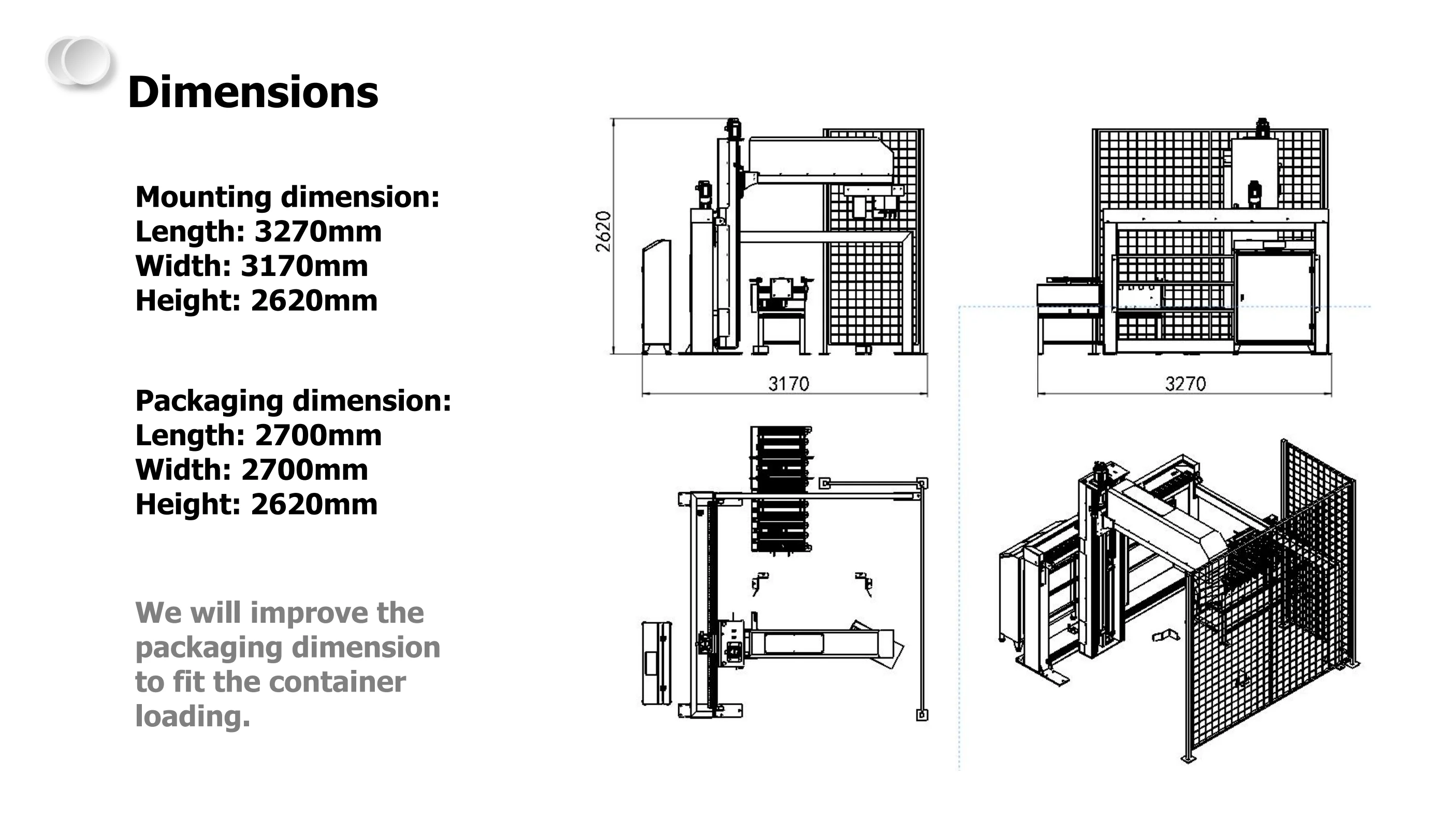 High Quality Palletizer For Bag/box/carton Robotic Arm Heavy Duty ...