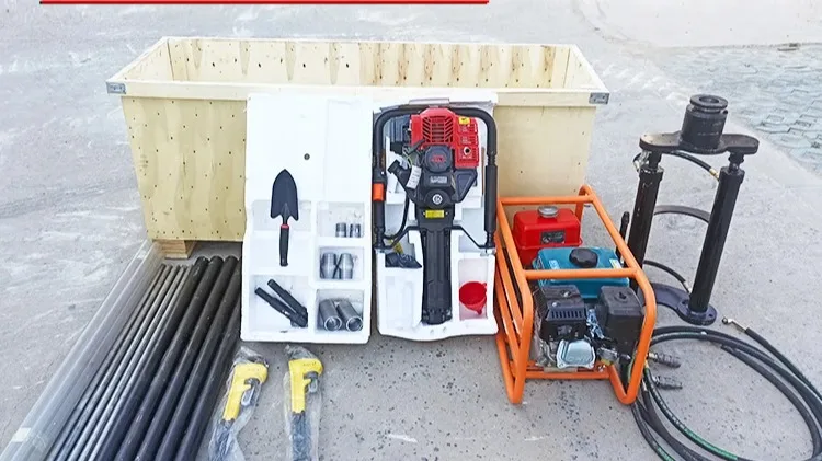 Soil Exploration Equipment 20m Depth Soil Survey Drilling Rig Machine ...