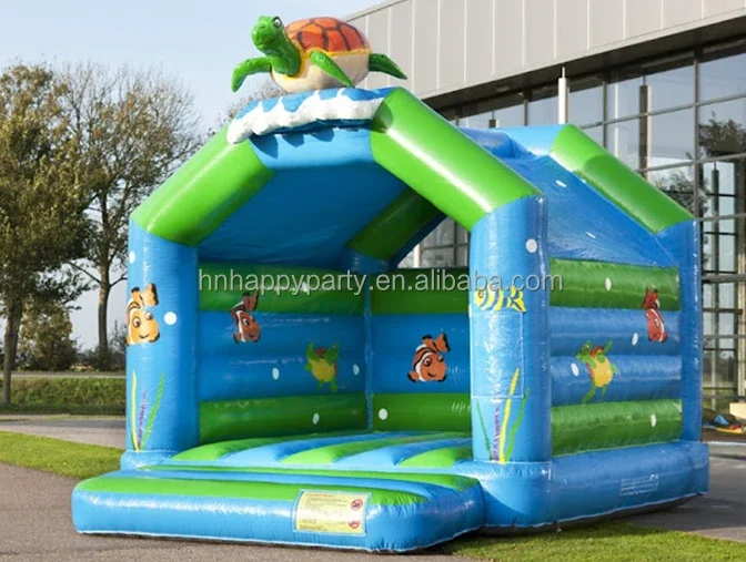 Commercial Grade Pvc Turtle Bouncy Castle Pump Bounce House Inflatable ...