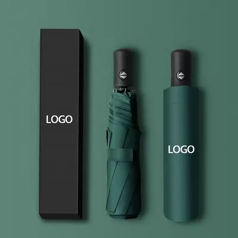 Three-fold Rain Sun Dual Full Automatic Control Umbrella for the Rain ...