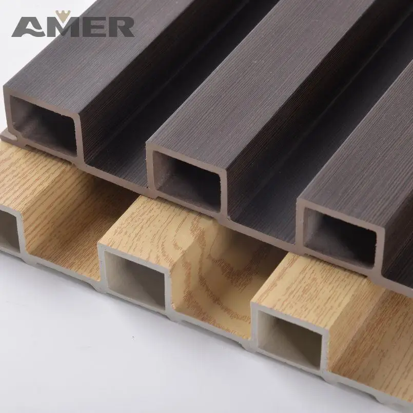 Amer Wall Paneling Wholesale Wpc Louver Office Grooved Great Decoration ...