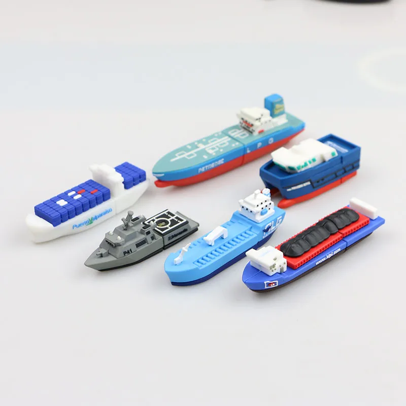 Customized Pvc Flash Pen Drive 8gb 16gb Ship Shape 3d Usb Stick Bespoke ...