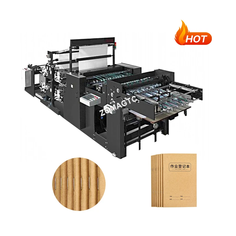 Automatic Paper Roll To Sheet Cutting Machine Exercise Book Printing ...