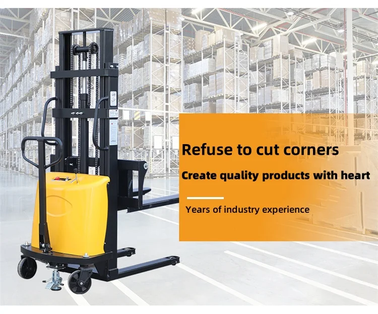 Semi-electric Stacker Cranes 2 Tonne Stacker Cranes Pick And Place Stackers - Buy Semi Electric ...