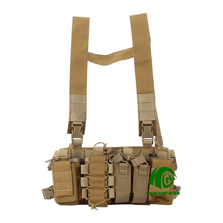 Kango Tactical Universal Chest Rig Bag Molle Radio Chest Rig Running ...
