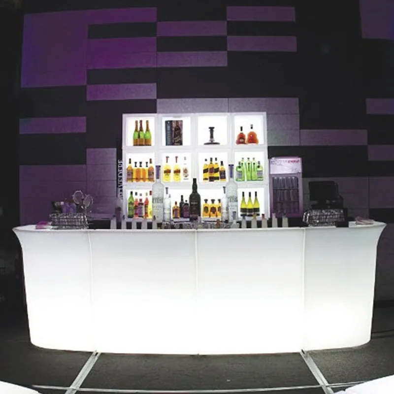 Outdoor LED Bar Counter - Durable, Portable, and Bright