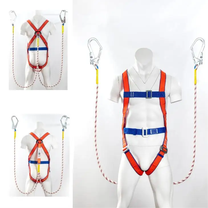 Outdoor Fall Protection - Double Large Hooks Safety Harness