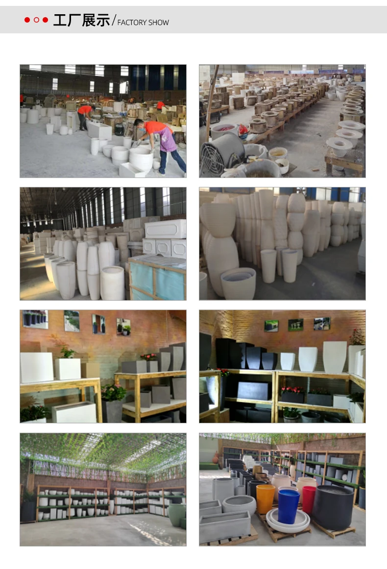 Shop Our Collection of Large Round Smooth Fiber Clay Pots