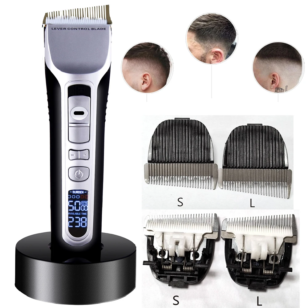 Salon Professional Powerful Customizable Electric Haircut Machine Fade ...