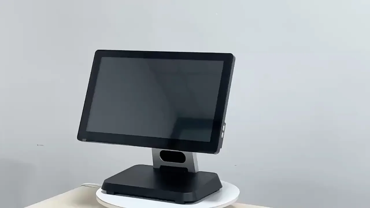 Folding Single/dual Screen Pos Payment Machine Checkout Counter With ...