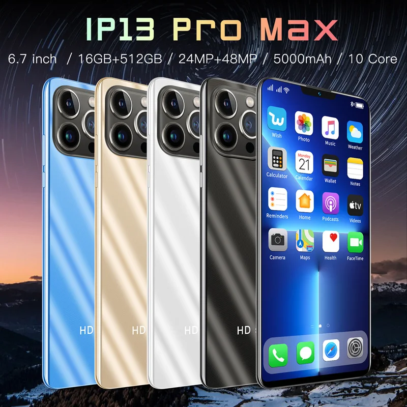 Wholesale China Cheap IP13 Pro Max Mobile Phones Unlocked 5G