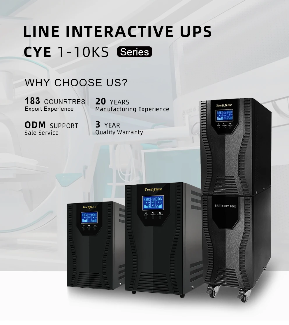 Line Interactive 6kva 4800w Ups With/without Battery 12v 220v 2kva 3kva 6kw 10kw Ups Backup For ...
