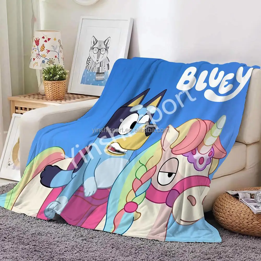 Wholesale Cartoon Blueys Birthday Background Cloth for Birthday Party ...