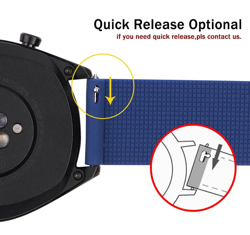 Shop Our Quick Release Silicone Watchbands - Durable & Stylish