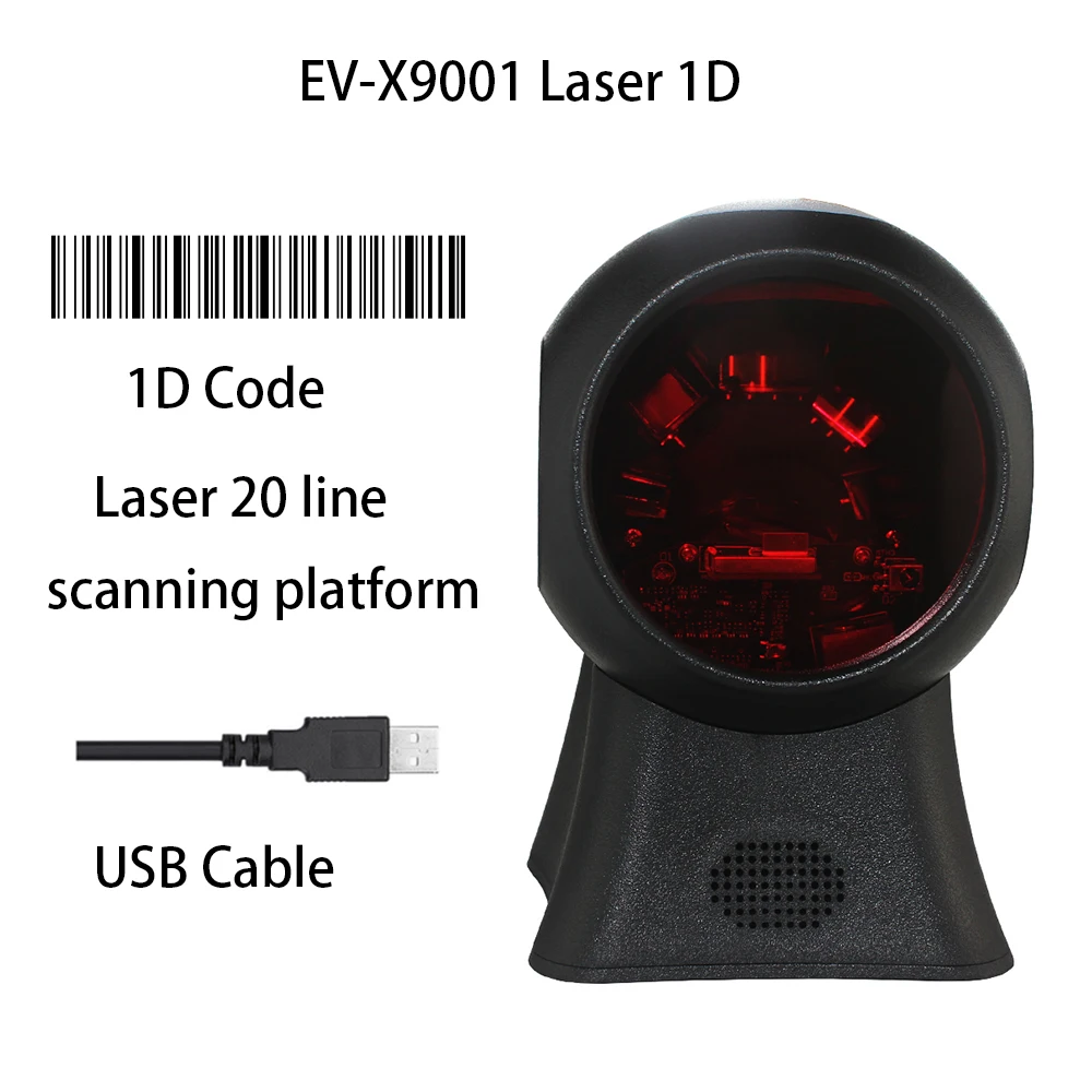 2d Omnidirectional Barcode Scanner Qr Code Desktop Barcode Reader For ...