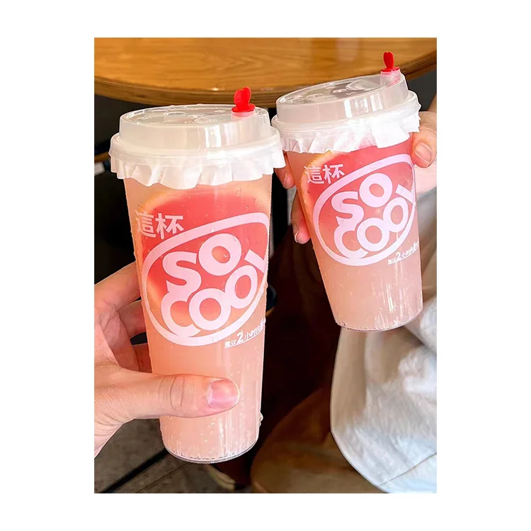 Factory Injection Bubble Tea Cups 90 80 Mm Pp Disposable Hard Plastic ...