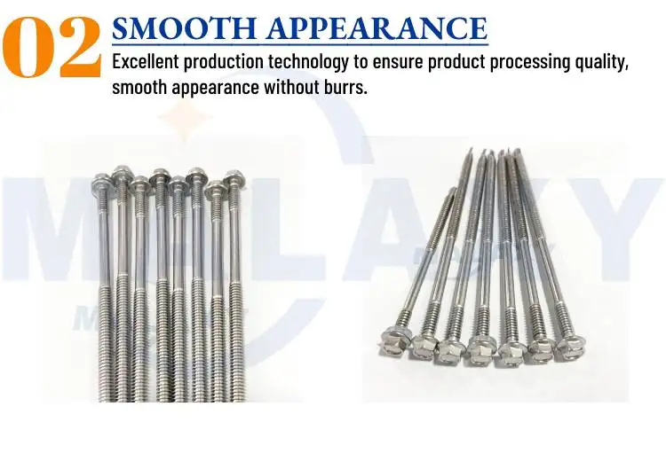 MALAXY Bsd Csd Double Thread Sandwich Panel Screw Self Drilling Screws