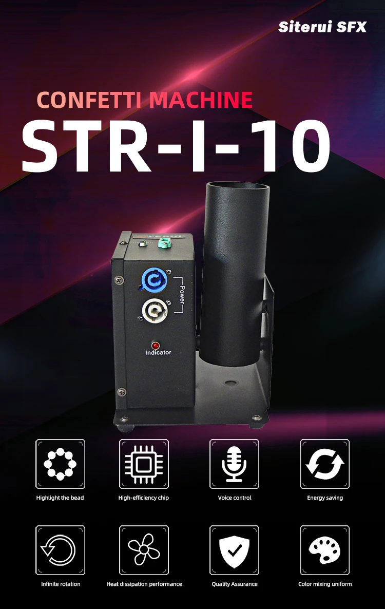 Professional Dj Show Party Equipment Single Shot Confetti Machine Dmx ...