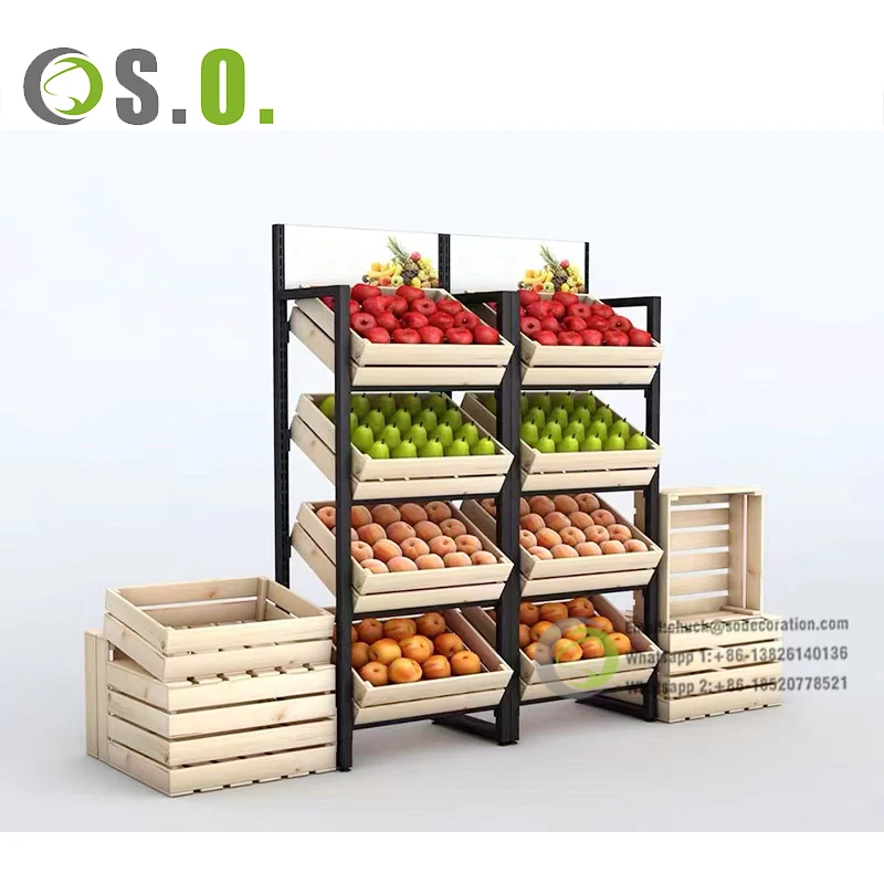 Supermarket Display Shelf Racks Grocery Store Layout Retail Display ...