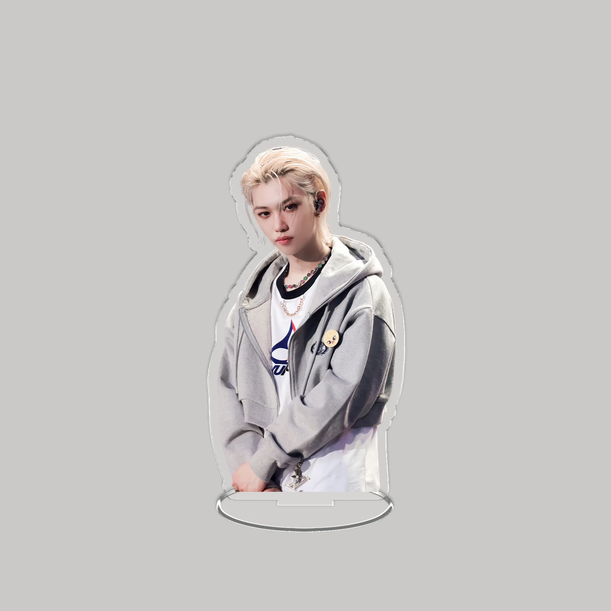 KPOP Idol Stray Kids Felix Transparent Plastic Standee Acrylic Stand ...